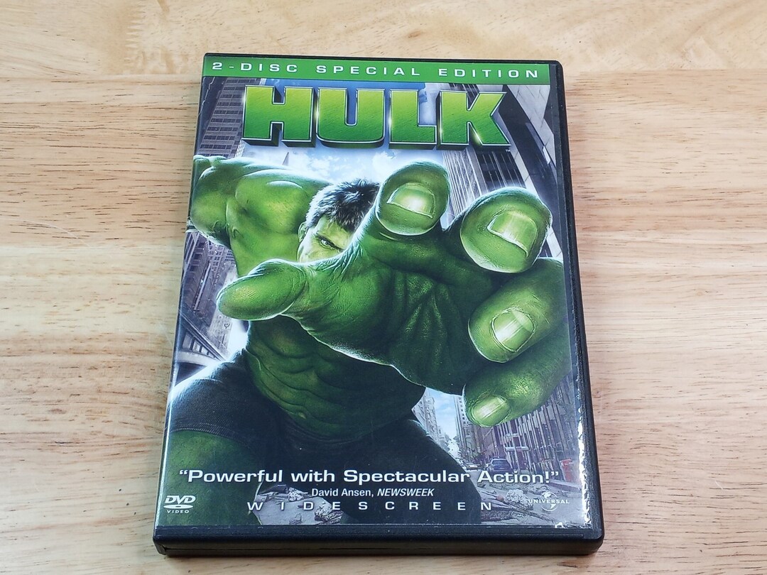 Hulk Special Edition 2-disc DVD Movie Jennifer Connelly Sam Elliott ...
