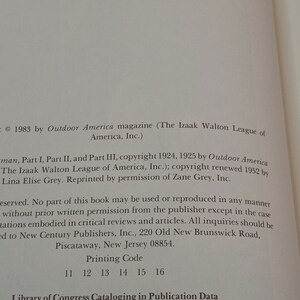 The Undiscovered Zane Grey Fishing Stories *george Reiger & James A ...