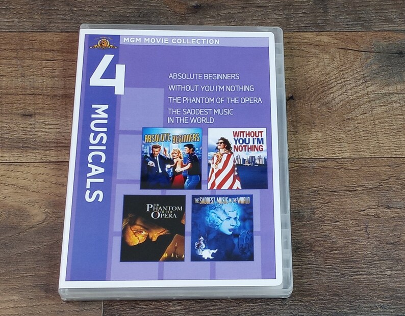 MGM Movie Collection: 4 Musical Films DVD - Etsy