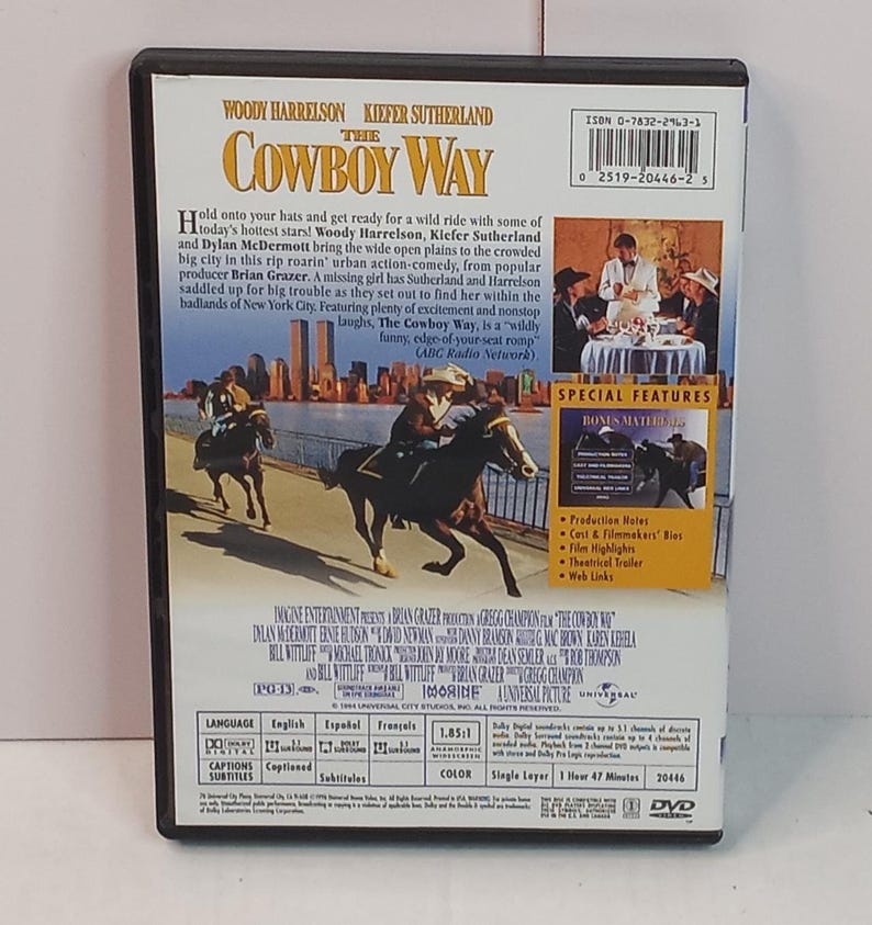 The Cowboy Way DVD 1994 Widescreen - Etsy