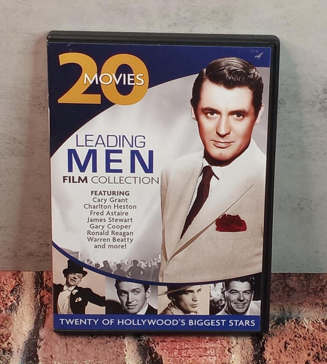 Leading Men 20 Film Collection (DVD, 4-disc Set) - Etsy