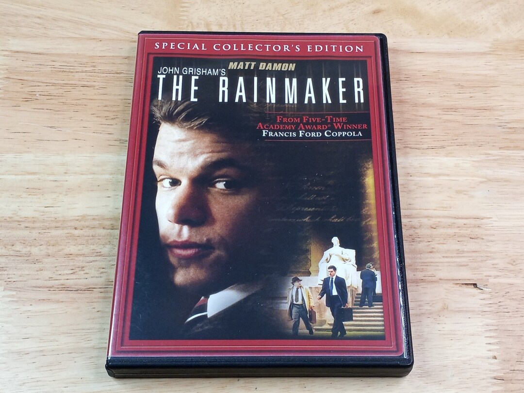 The Rainmaker DVD Matt Damon - Etsy