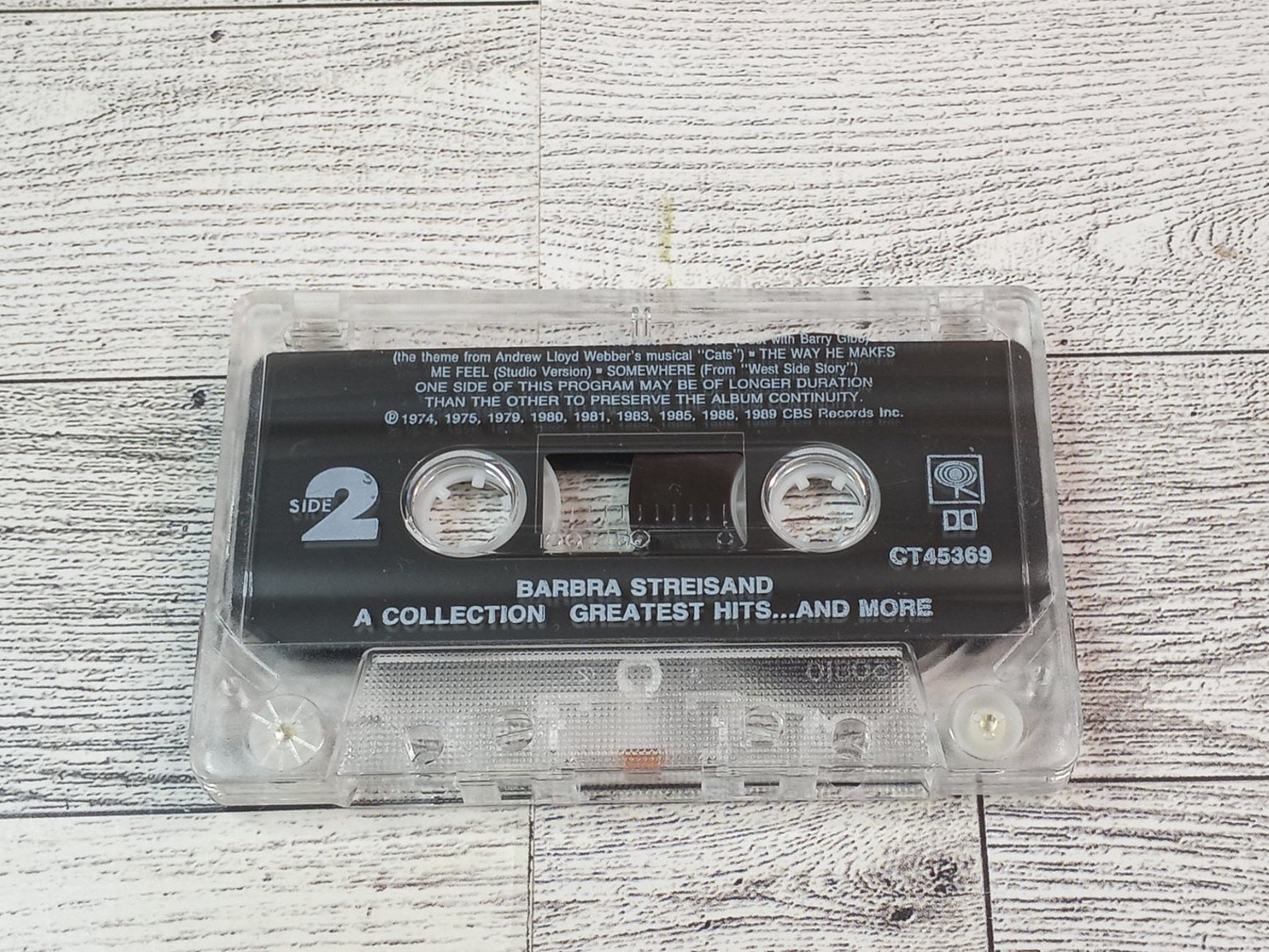 Barbra Streisand A Collection Greatest Hits and More 1989 Audio ...