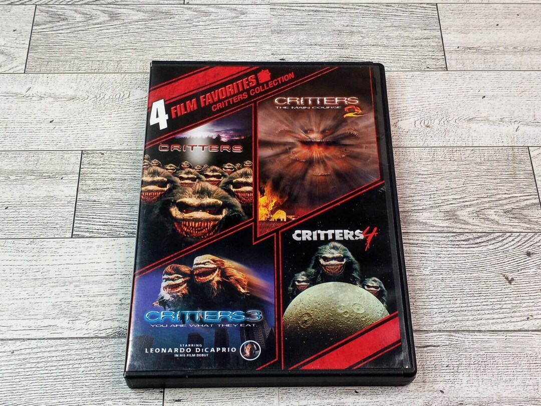 4 Film Favorites: Critters Collection 1-4 DVD Movie - Etsy