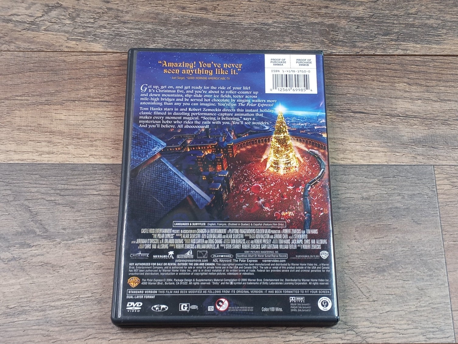 The Polar Express full-screen Edition DVD Tom Hanks - Etsy