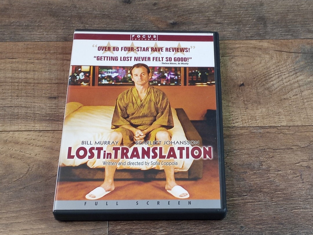 Lost in Translation DVD Bill Murray Free Shipping - Etsy