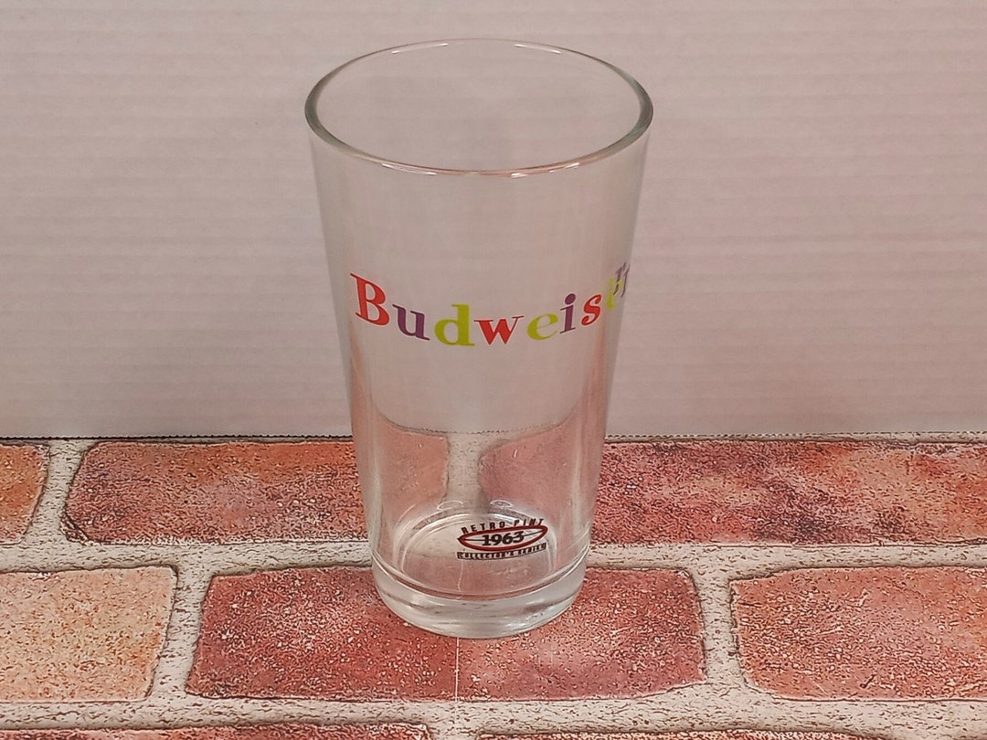 Budweiser Retro Pint 1963 Collectors Series Pint Beer Glass - Etsy