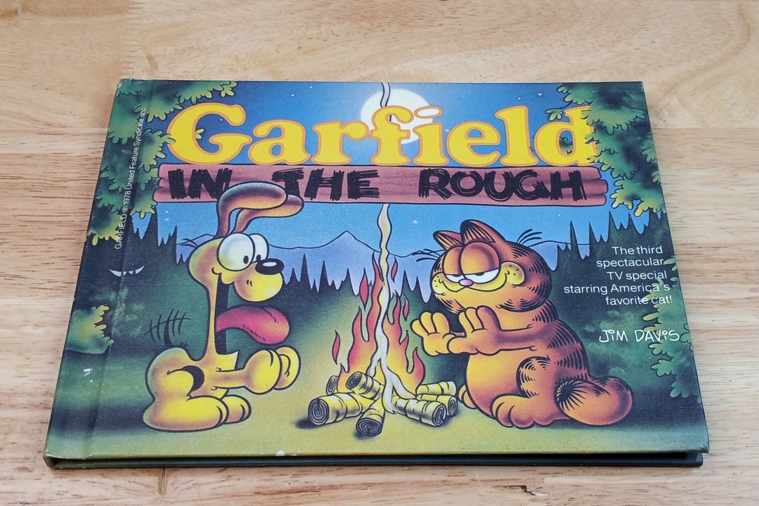 Garfield in the Rough by Jim Davis 1984 Comic Strip Cartoon Illustrated ...