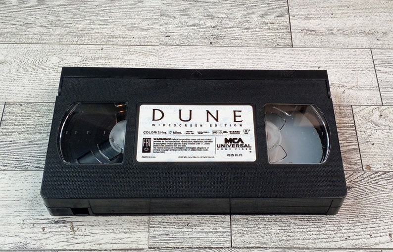 Dune widescreen Edition VHS Video Tape Sting Kyle Maclachlan - Etsy