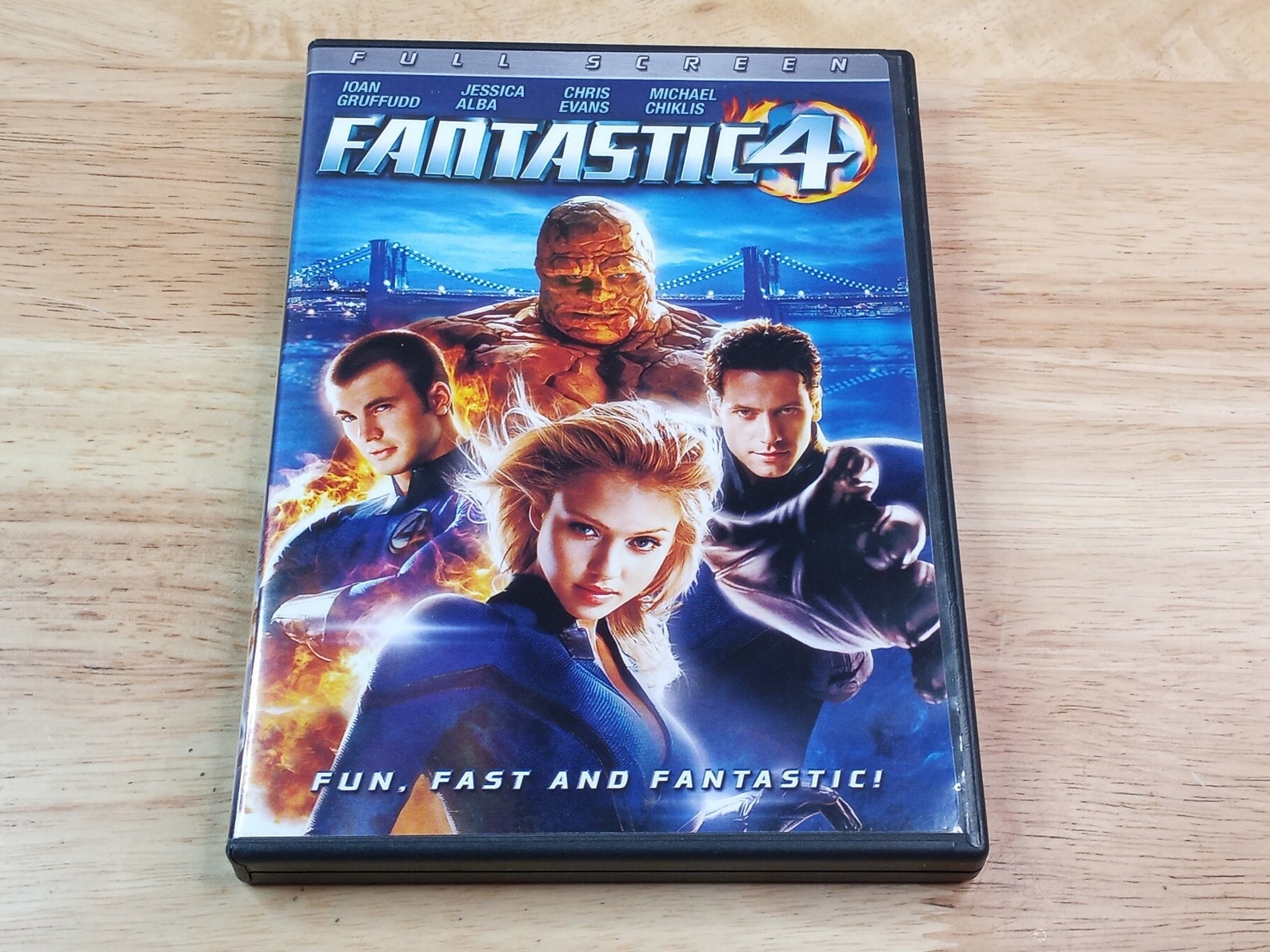 Fantastic 4 DVD Movie Jessica Alba Chris Evans - Etsy