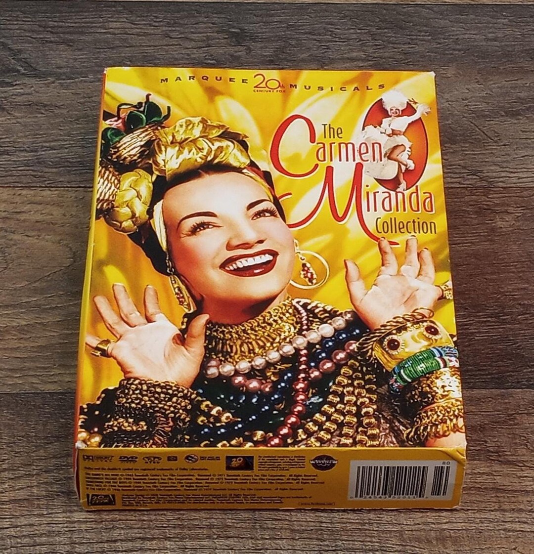 The Carmen Miranda Collection DVD B/W 5-disc Set 20th Century Fox ...