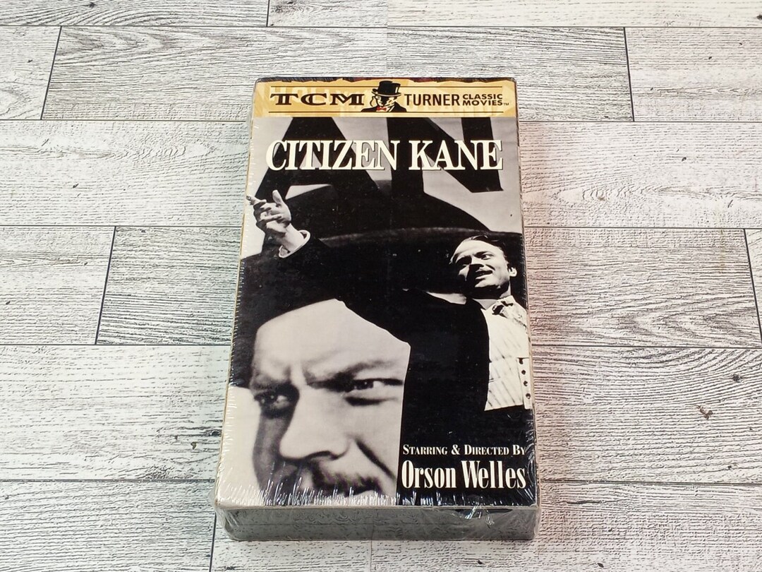 Citizen Kane 1941, B&W TCM Turner Classic Movies VHS Video Tape Orson ...