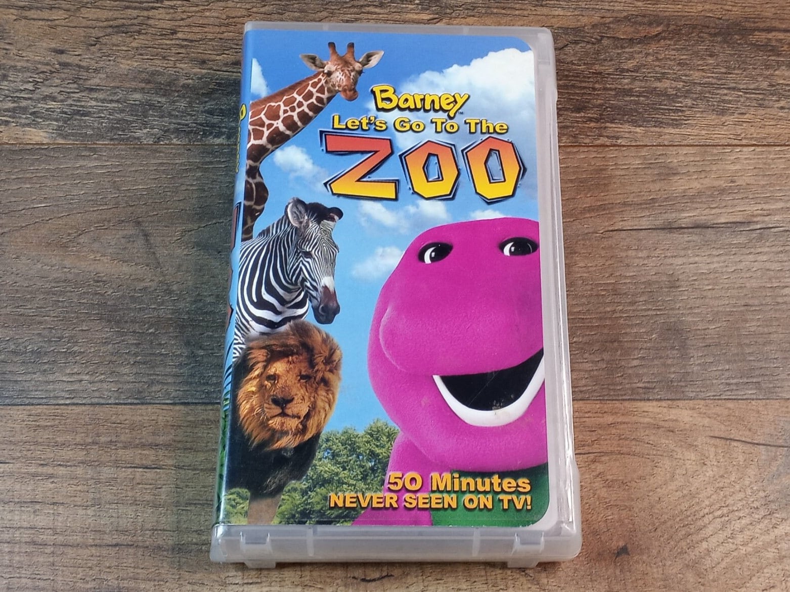 Vintage Barney Lets Go to the Zoo VHS - Etsy