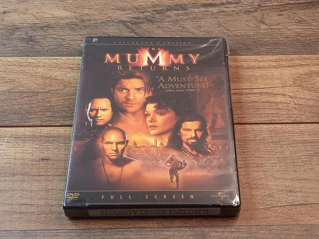 The Mummy Returns * 2001 Adventure/action DVD, Fullscreen Collectors ...