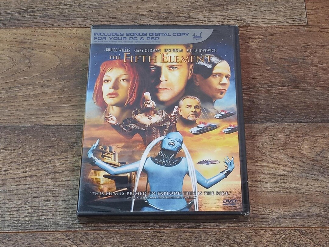 The Fifth Element DVD 1997 Movie * Bruce Willis, Gary Oldman, Milla ...