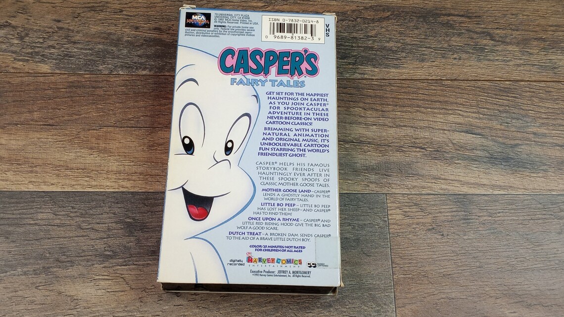 Casper's Fairy Tales VHS Video Tape - Etsy