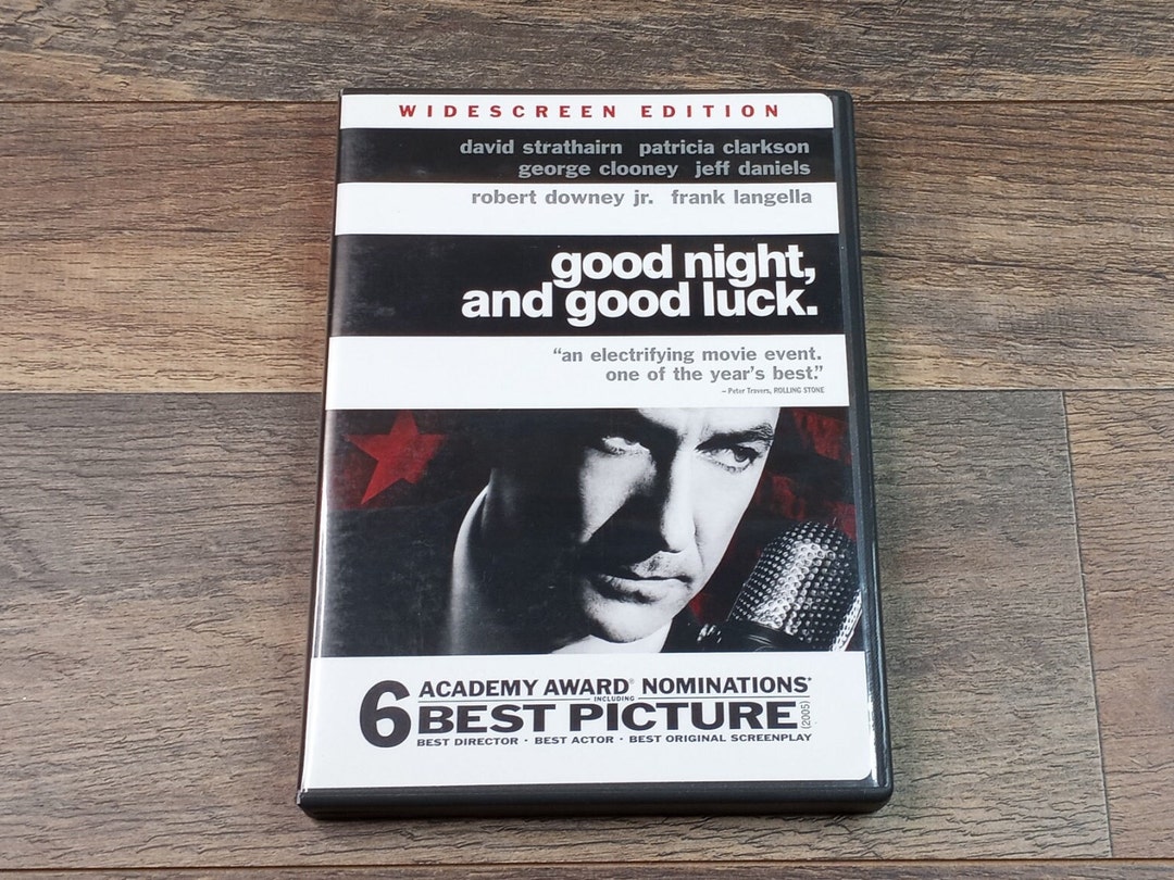 Good Night and Good Luck DVD George Clooney Jeff Daniels - Etsy