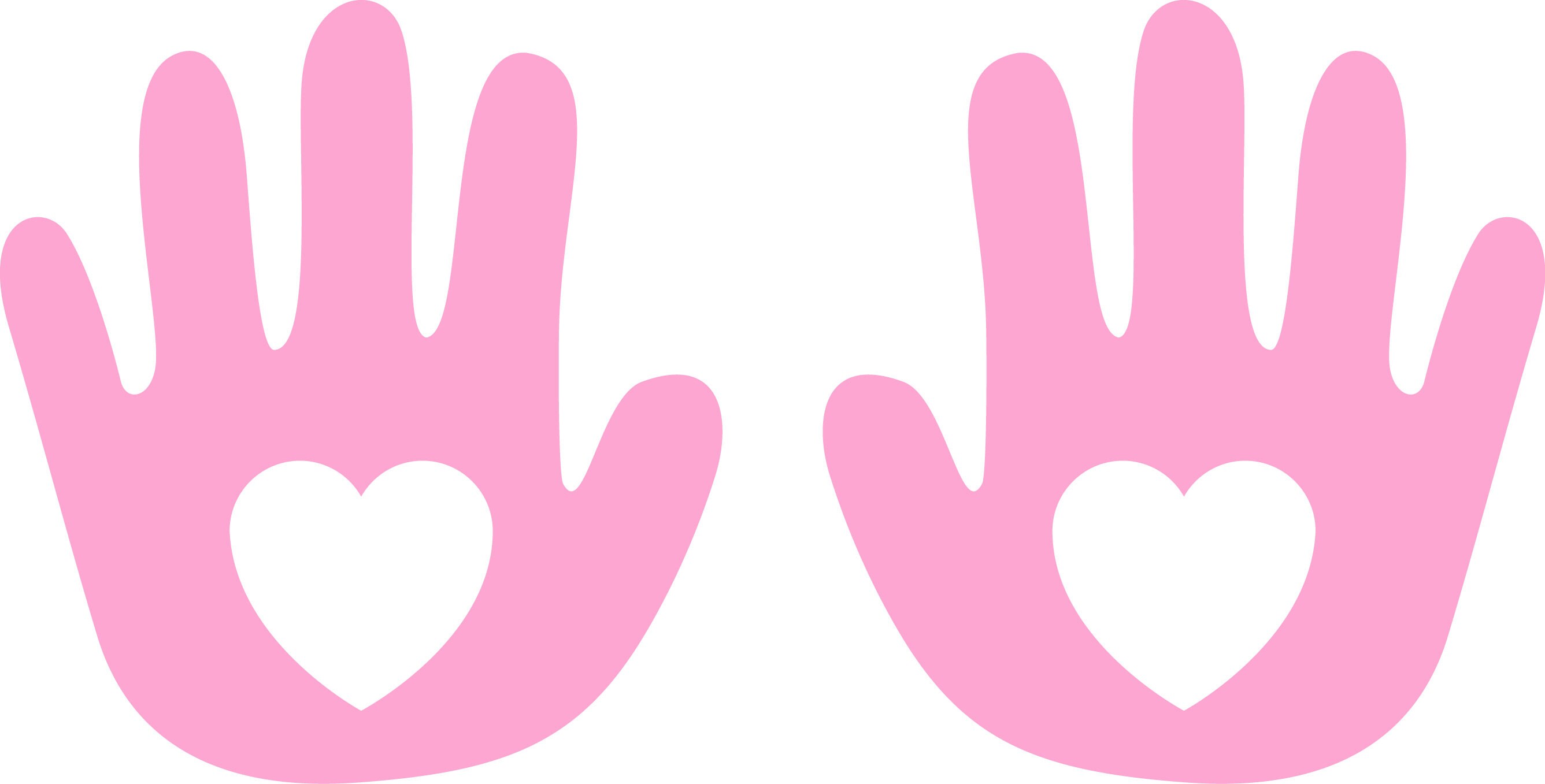 Hand Print Svg Pink Handprints Svg Hand Print Svg Pink Hand - Etsy Canada