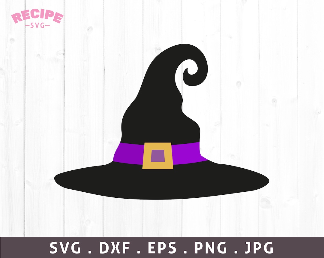 Witch Hat Svg, Halloween Svg, Witches Svg, Witch Hat Png, Witch Clipart ...
