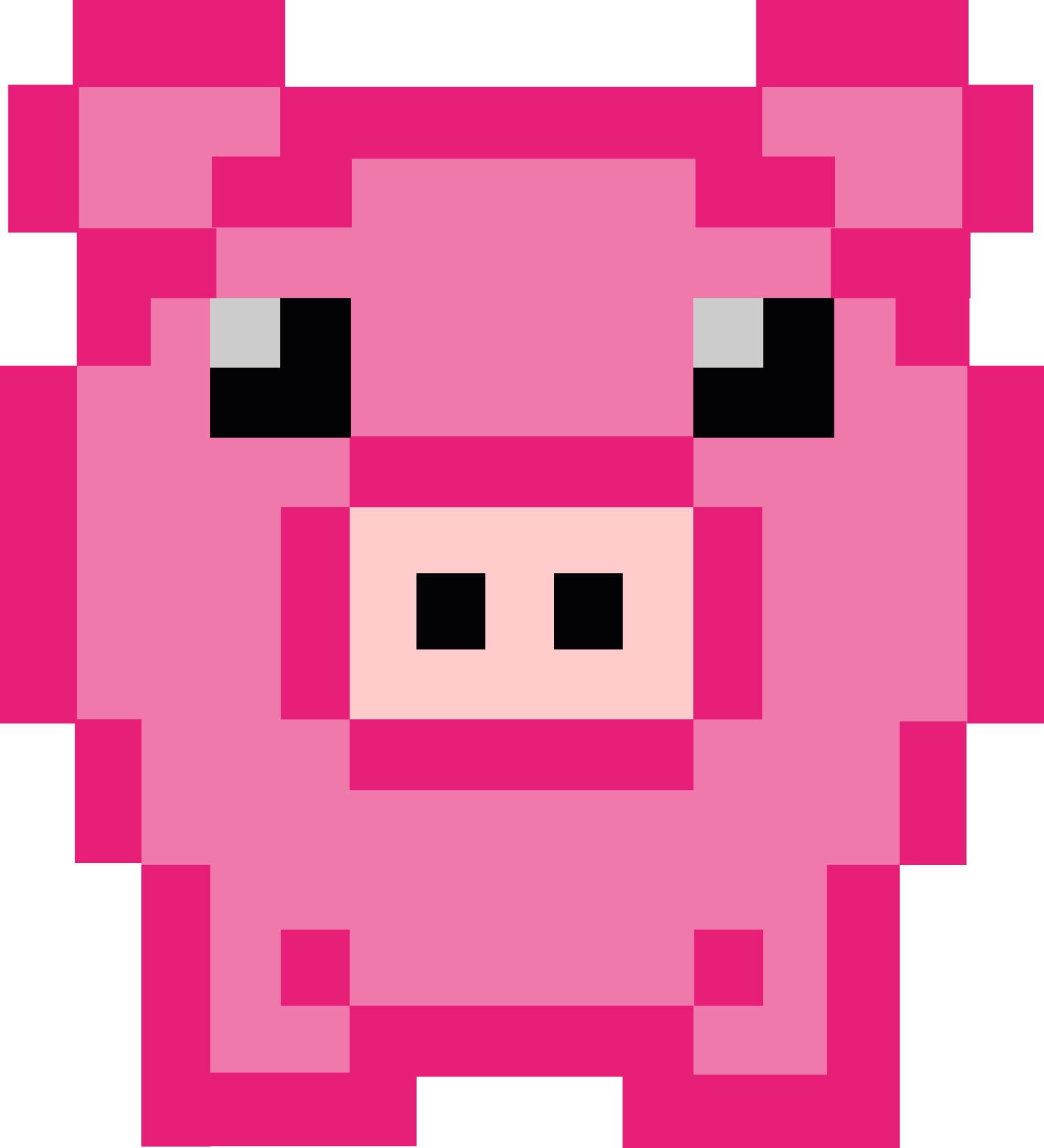 Pig Svg Pig Face Svg Heart Svg Pixel Pig Svg Pig Png - Etsy Ireland