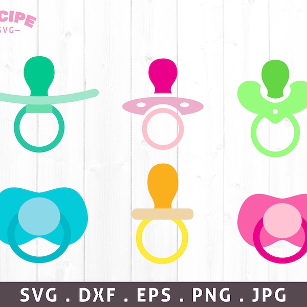 Pacifier Clipart - Etsy
