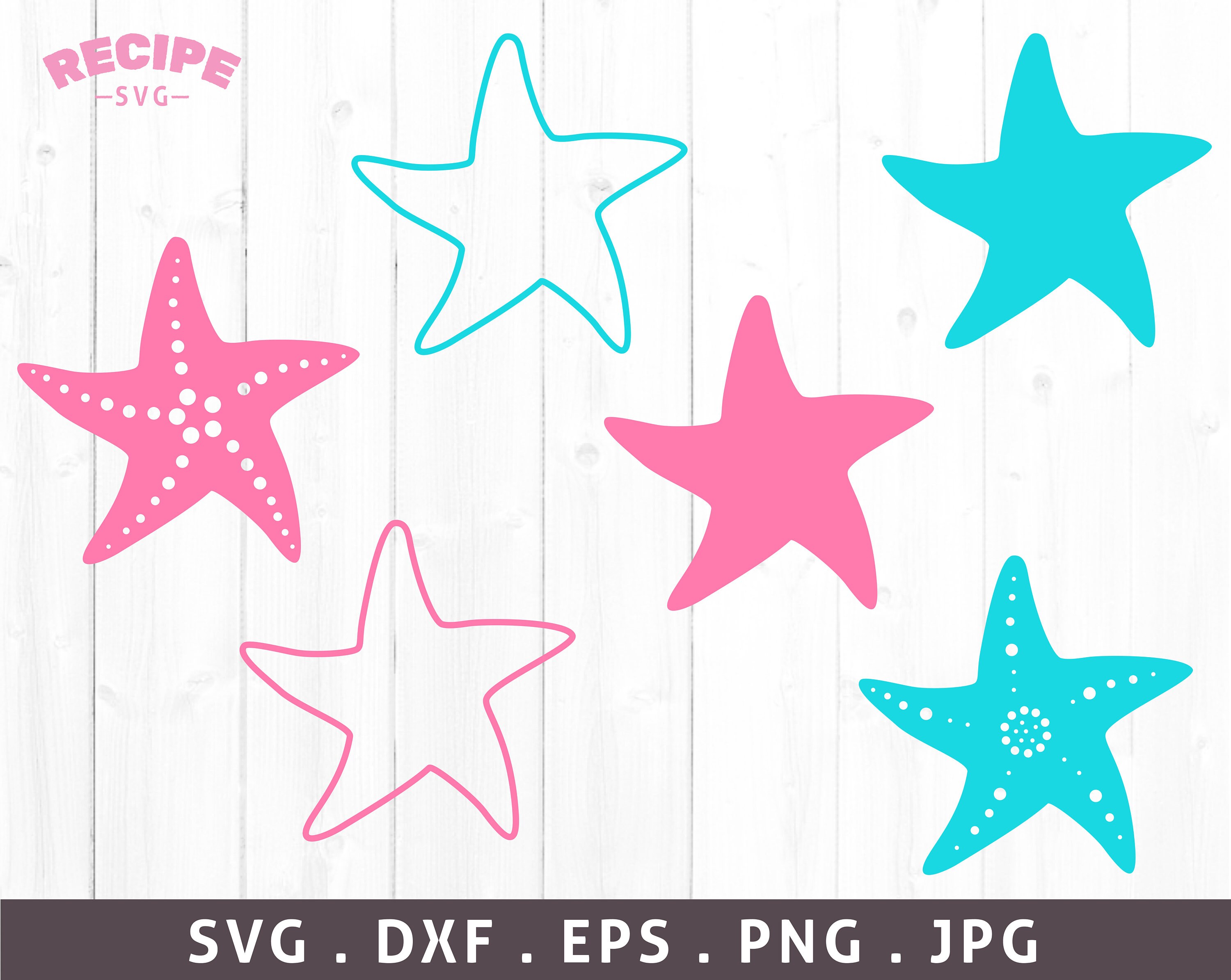 Blue Star Fish Clip Art