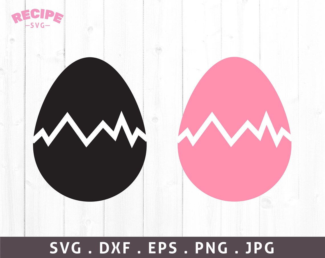 Egg Svg Breaking Egg Svg Easter Svg Eggshells Clipart Eps | Etsy