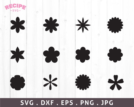 Flowers Svg Flowers Bundle Svg Flowers Png Flowers Clipart | Etsy