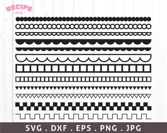 Scalloped Borders | Etsy