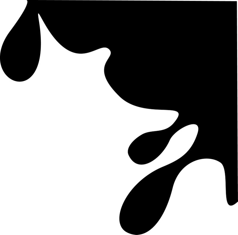 Dripping Svg Dripping Border Images Svg Drip Border Vector - Etsy