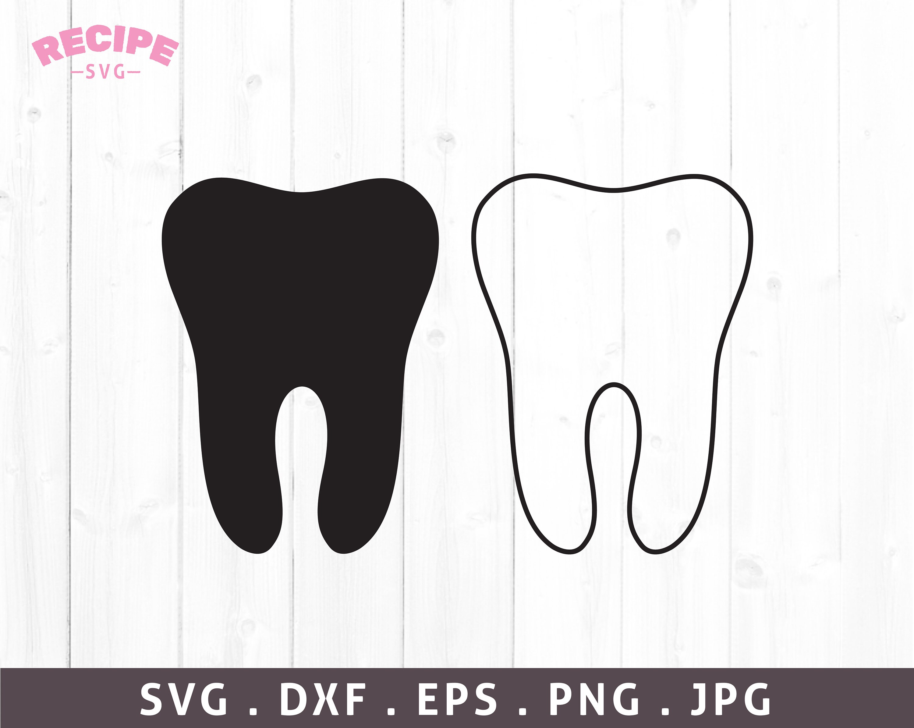 Tooth Outline Clipart