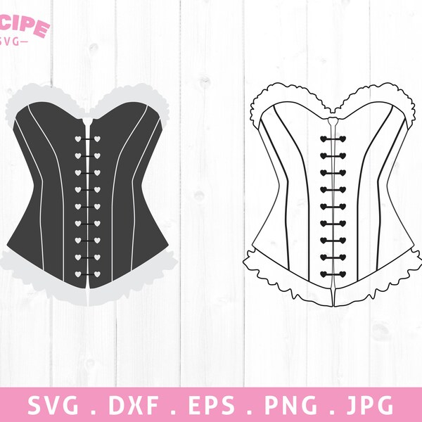 Corset Svg - Etsy
