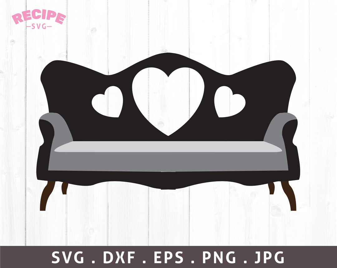 Sofa Svg Vintage Sofa Svg Black Sofa Svg Couch Svg Home - Etsy UK