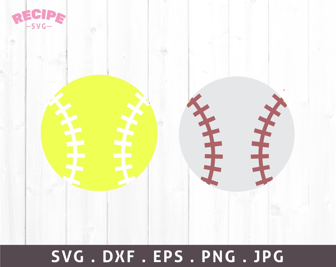 Baseball Svg Yellow Baseball Svg Baseball Vectorsoftball - Etsy