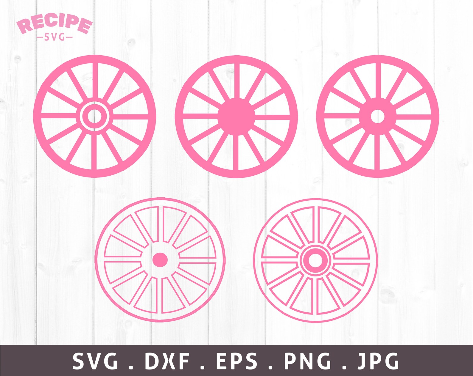 Pink Wagon Wheel Svg Wagon Wheel Outline Svg Cart Wheel Png - Etsy