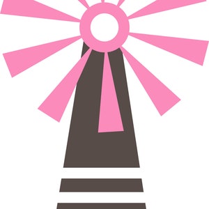 Pink Farm Barn Svg, Barn Svg, Pink Windmill Svg, Farm Barn Svg, Farm ...
