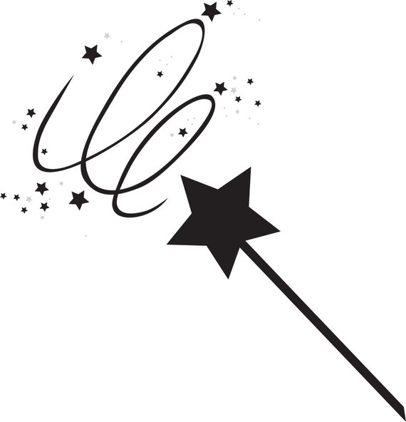 Fairy Godmother Magic Wand Clip Art