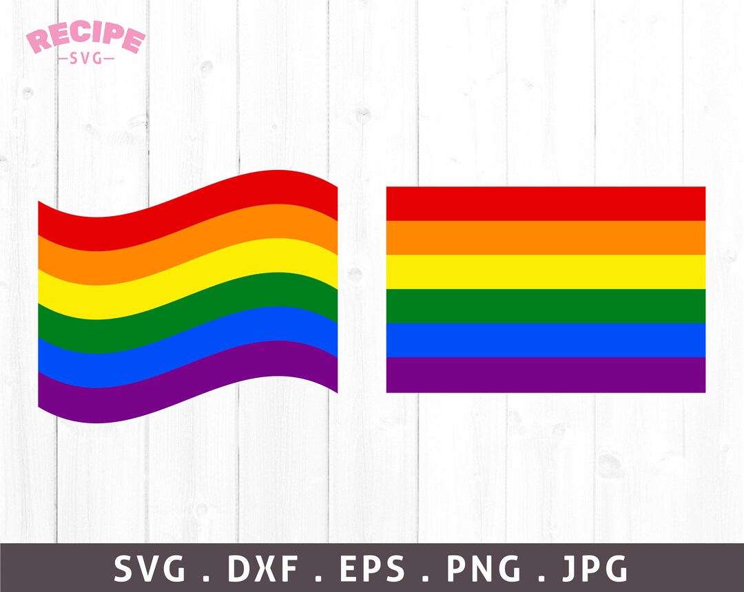 Pride Flag svg Six Colors Pride Flag svg Pride Flag Clipart - Etsy.de