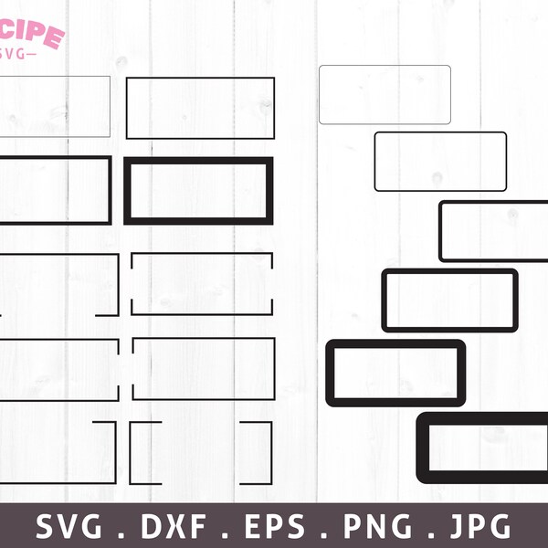 Rounded Rectangle Svg - Etsy