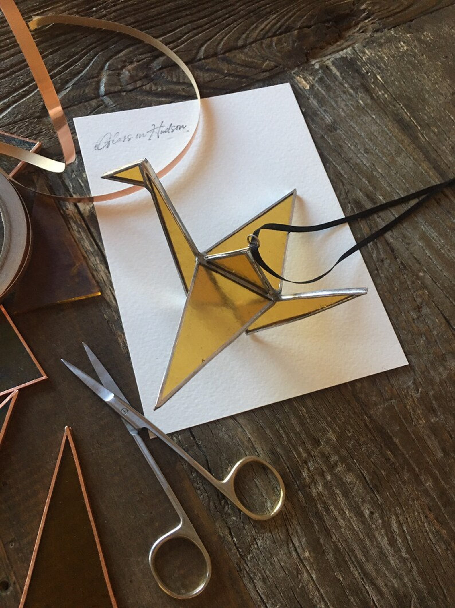 Digital Pattern for Stained Glass Crane Wedding Cake Toppers Sun ...