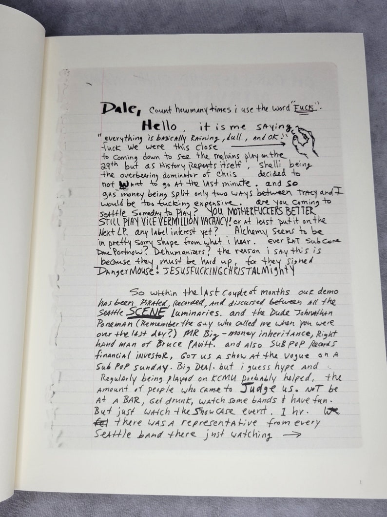 1st Edition of kurt Cobain: Journals - Etsy