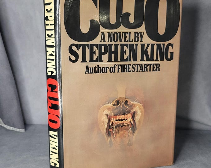 1st. Edition cujo, by Stephen King 1981 - Etsy