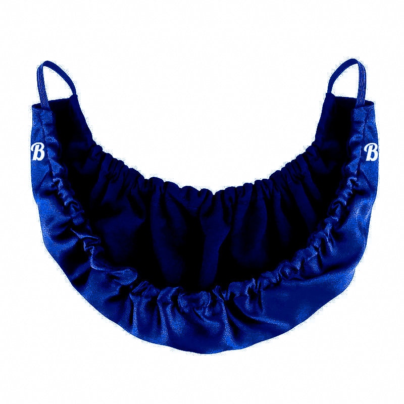 NAVY BLUE- Premium Adjustable Beard Bonnet, Beard Product, Silky Satin ...