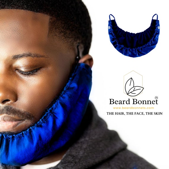 NAVY BLUE Premium Adjustable Beard Bonnet Beard Product - Etsy