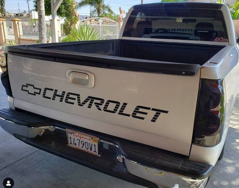 Chevrolet Tailgate Decal - Etsy