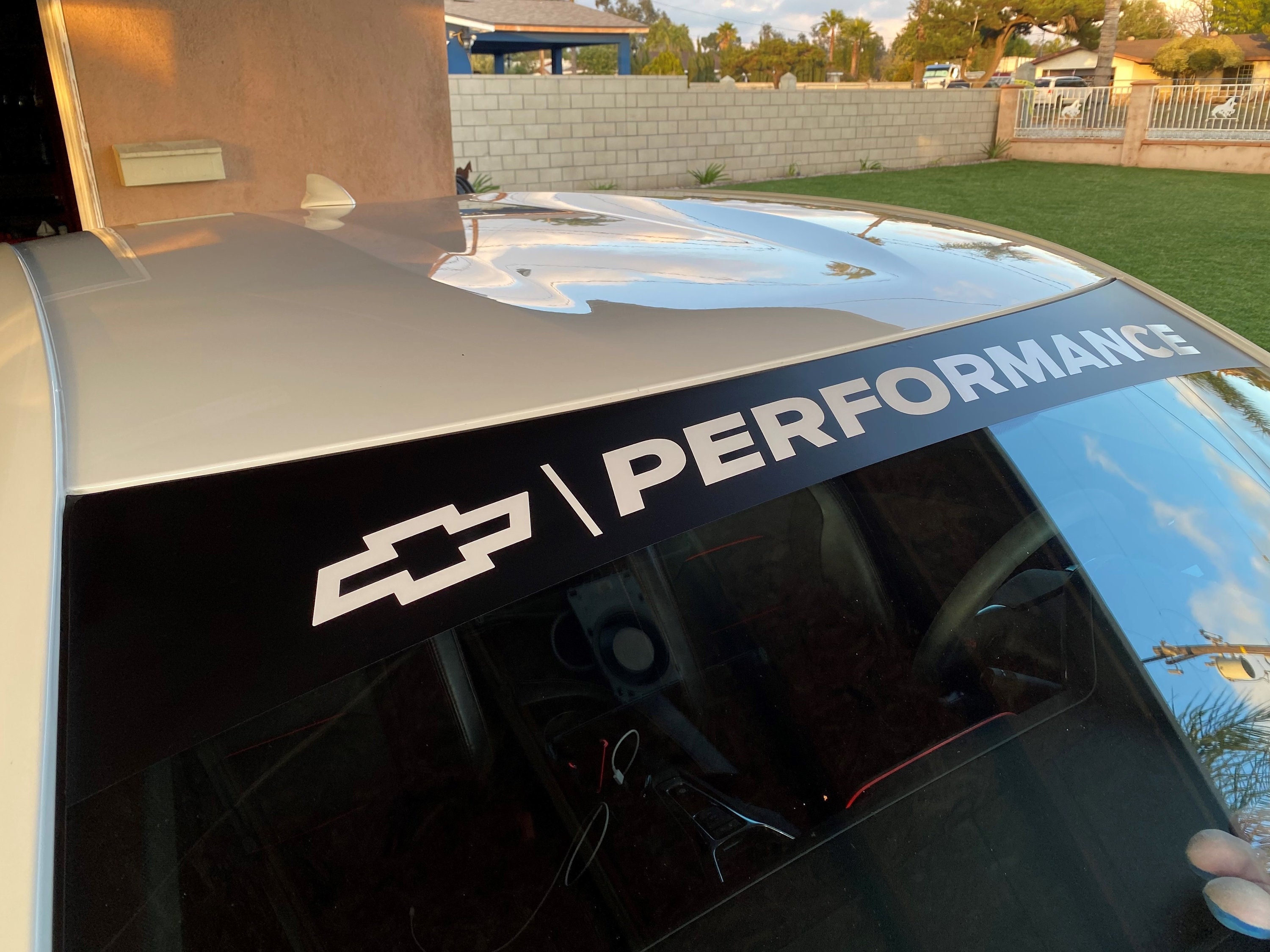 Chevy Front Window Decals