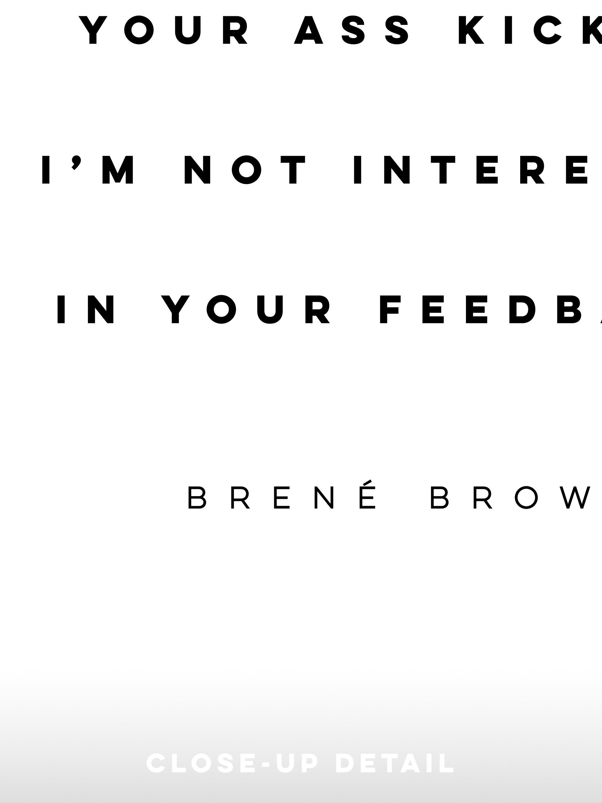 In the Arena Brené Brown Quote, Empowering, Wall Art, Daring Greatly ...