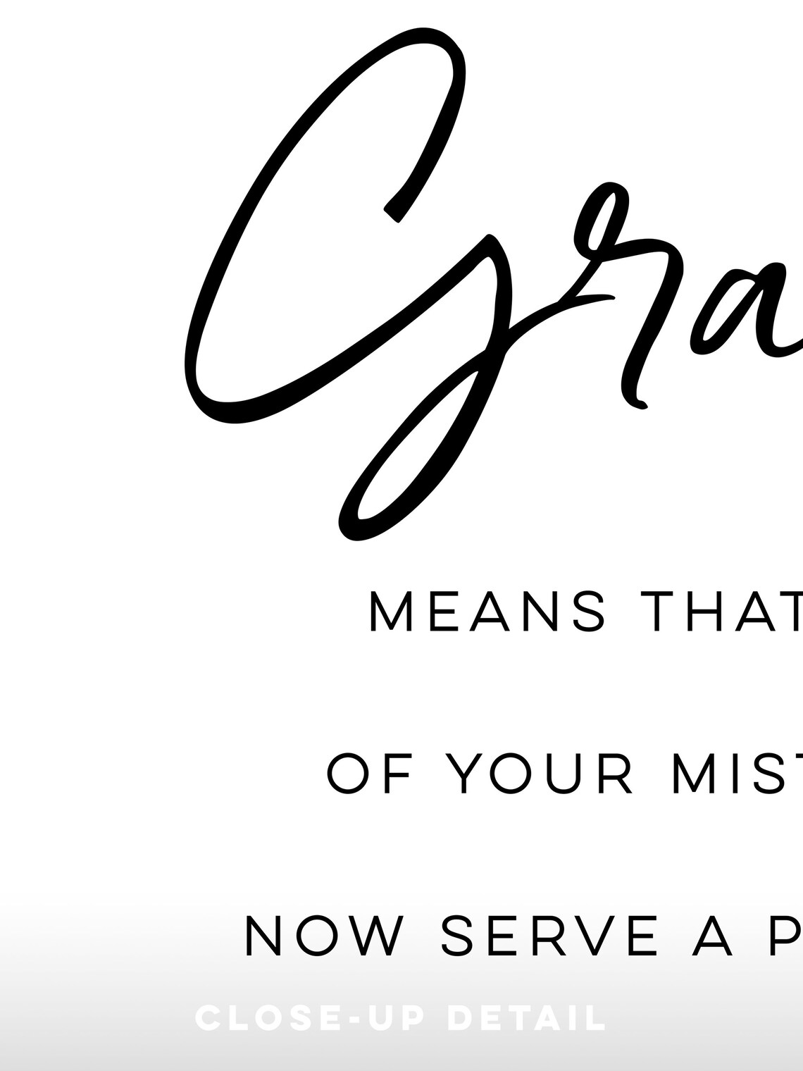 Grace Quote. Brené Brown Quote Empowering Wall Art Daring | Etsy