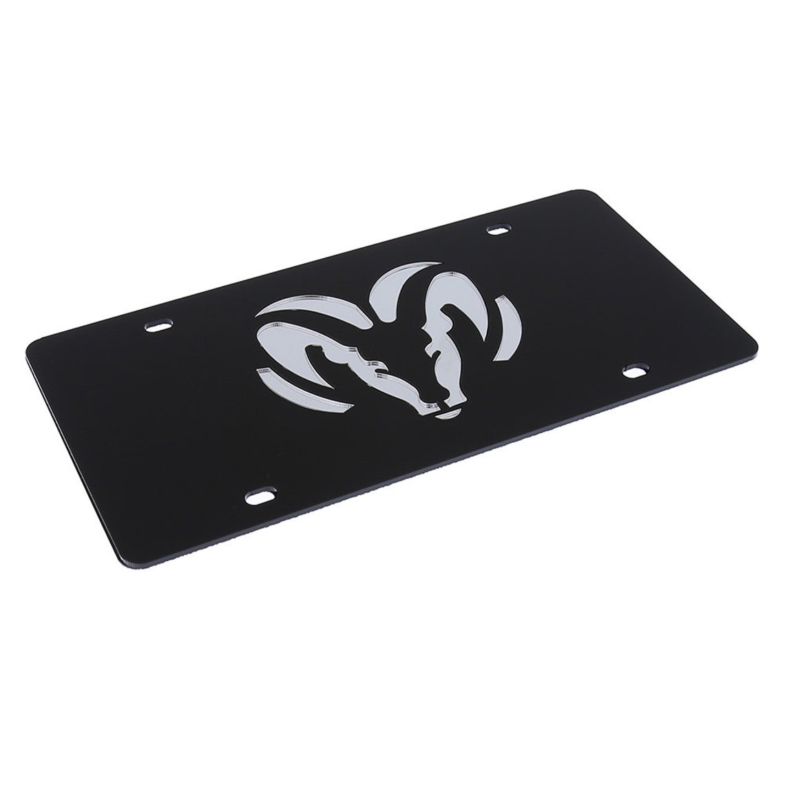 Dodge ram logo license plate black | Etsy