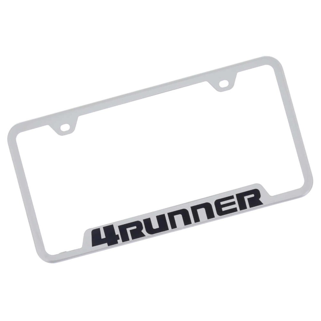 Toyota 4runner License Plate Frame chrome - Etsy